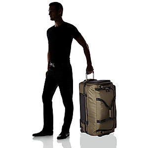 Travelpro Bold Drop Bottom Wheeled Rolling Duffel Bag, Olive/Black, 30-Inch