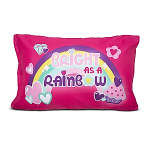 Love Diana "Dream Super Big" 4Piece Toddler Bedding Set, Pink