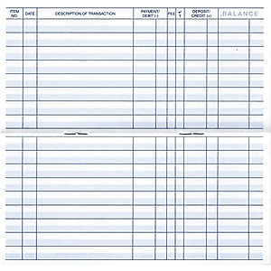 18 Pack Check Registers for Personal Checkbook, 23-24-25 Calendars, Transaction Register and Ledgers