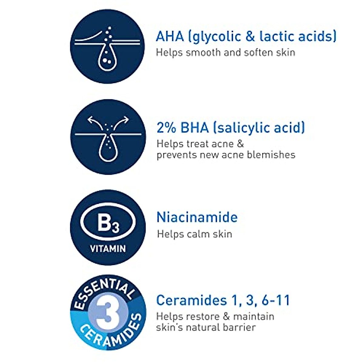 CeraVe Salicylic Acid Acne Treatment with Glycolic Acid and Lactic Acid | AHA/BHA Acne Gel for Face to Control and Clear Breakouts | Fragrance Free, Paraben Free, Oil Free & Non-Comedogenic|1.35 Ounce