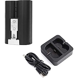 Replacement Battery with Charger Station for Ring-Doorbell Camera 1 and 2, Spotlight Camera and Stick Up Camera, Rechargeable Upgraded Lithium Li-ion Batteries 3.65V Camera Indoor