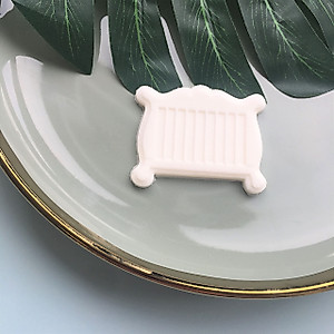 CHENRUI Baby Shower Cookie Fondant Stamp Oh Baby Fondant Embosser Cookie Stamp Cookie Cutter (Crib)