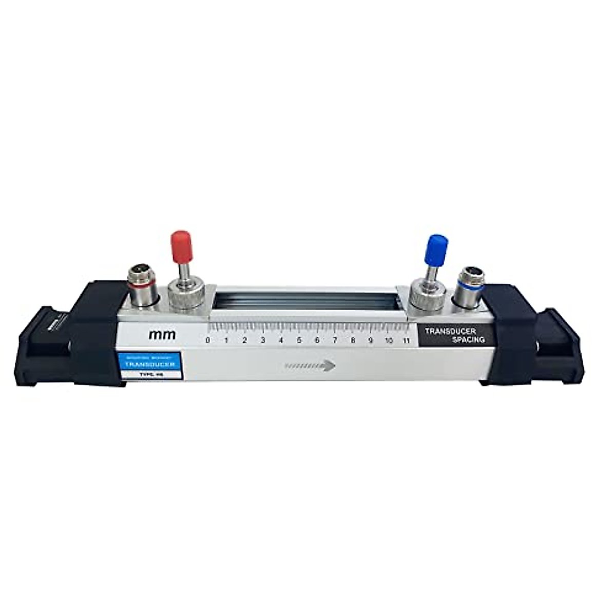 VTSYIQI Ultrasonic Flow Meter Sensor Transducer HS Clamp On Mounting Sensor for Ultrasonic Liquid Flowmeter with Measuring Range DN25mm to DN100mm