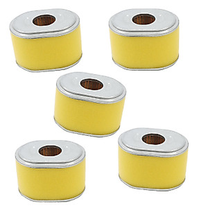 HIFROM 5PCS AIR Filter Replacement for Honda 5.5HP 6.5HP GX140 GX160 GX200 New Replace Part # 17210-ZE1-822 17210-ZE1-517