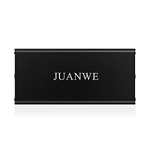 JUANWE 1TB Solid State External Hard Drive USB 3.0 Type-C Portable SSD High-Speed Read & Write Up to 550MB/s & 510MB/s, External Hard Drive for PC/Laptop/Mac, Black