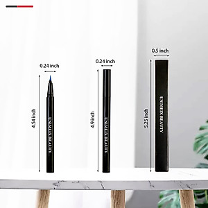 UNIMEIX Eyeliner Liquid Liner Waterproof Eye Liner Makeup Eyeliner Pen Precise All Day Eyeliner Striking Navy