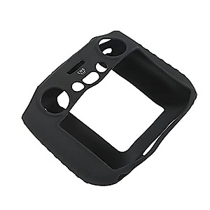 Silicone Cover for Drone Controller, Nonslip Texture for Drone Controller, Silicone Protective Case Reinforcing Rib Design Antidrop Dustproof for (Black)