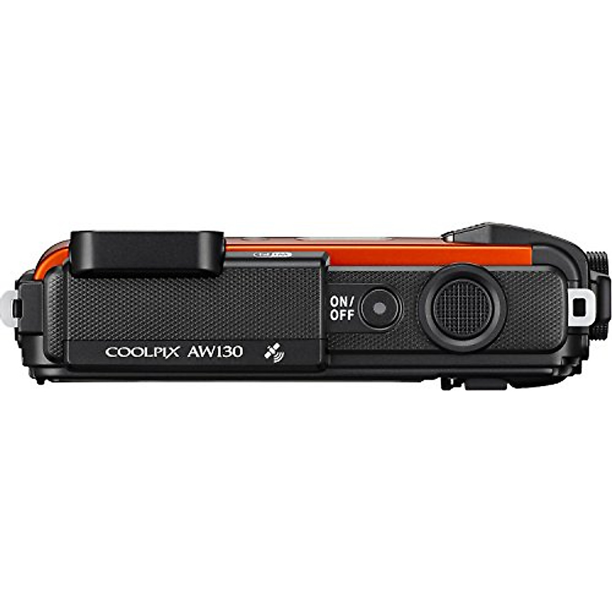 Nikon Coolpix AW130 16MP Waterproof Shockproof Digital Camera (Orange) (Renewed)