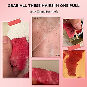 Syncerity Hair Removal Waxing Kit for Sensitive Skin, All-In-One Home Wax Kit with 4 Bags Wax Beads for Hair Removal, Hard Wax Kit for Fine Coarse Body Hair, Brazilian Bikini Face Legs