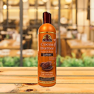 OKAY COCOA BUTTER HAND and BODY LOTION 16oz/473ml