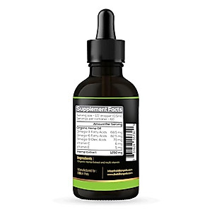 Billion Pets - Hemp Oil for Dogs and Cats - Hemp Oil Drops with Omega Fatty Acids - Hip and Joint Support