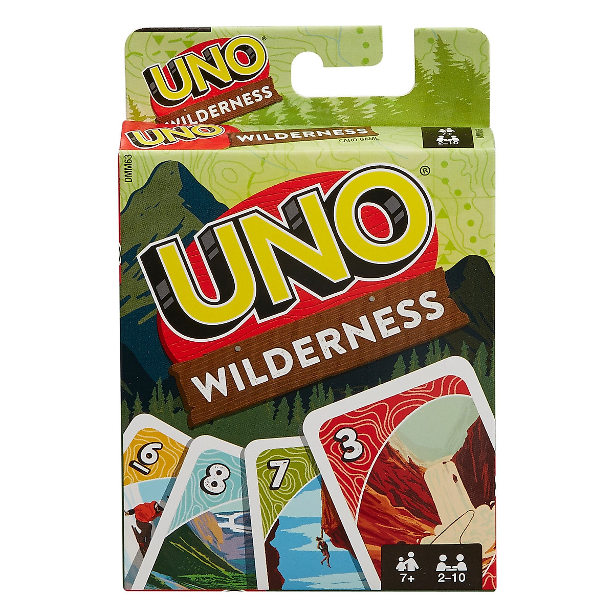 Mattel Games UNO: Wilderness - Card Game, 7 Years and up