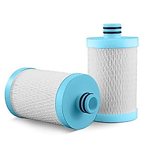 Kintim Shower Replacement Filters for Model KB7, Hard Water Shower Head Filter Cartridges with Anti Clogging Pleated Polyester, Reduce Scale, Chlorine, Heavy Metals, Odors, Sediments and More