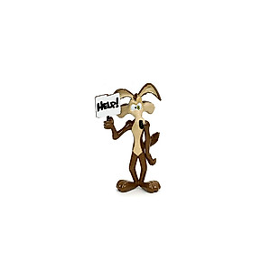 1970 Plymouth Road Runner with Wile E. Coyote Figure, Looney Toons - Jada Toys 32038/4 - 1/24 Scale Diecast Model Toy Car