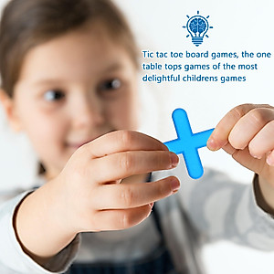 Toe Game Board 2 Boxes Noughts and Crosses Game Kids Toe Game Strategy Board Game for Kids Adult