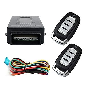 MASO Auto Remote Central Kit Universal Car Door Lock with Contorl Box + 2 Replacement Remote Contorl for Car Central Lock