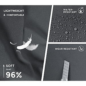 Wespornow Men's-Hiking-Shorts Tactical Shorts Lightweight-Quick-Dry-Outdoor-Cargo-Casual-Shorts for Hiking Cycling (Dark Grey,L)