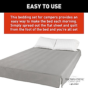 Lippert Easy Zzzs™ RV Bedding Set - King, Grey