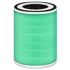 MORENTO KILO Air Purifier Replacement Filter, 3-In-1 Ture HEPA Filter for Pet Allergy, Efficiency Activated Carbon, for MORENTO Kilo Air Purifier (1 Pack)