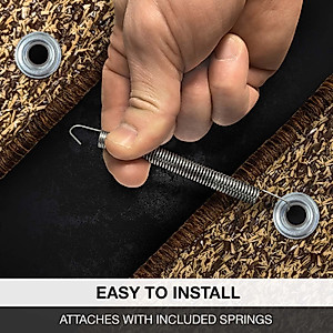 Prest-O-Fit 2-0071 Wraparound + Plus RV Step Rug Brown 20 In. Wide