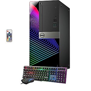 Dell Custom Built Tower Computer Desktop Intel Core i7-6700 Processor 3.40 GHz 16GB RAM 512GB SSD Windows 10 Pro Wi-Fi HDMI (Renewed)