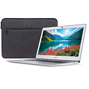 Acer Chromebook 14 CB3-431-12K1 Intel x5 E8000 Quad Core 4GB RAM 32GB 14-inch HD LED Laptop Bundle (Renewed)