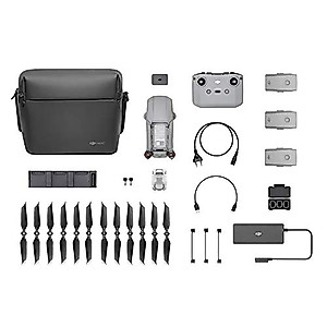 DJI Mavic Air 2 Fly More Combo - Drone Quadcopter UAV with 48MP Camera 4K Video 8K Hyperlapse 1/2" CMOS Sensor 3-Axis Gimbal 34min Flight Time ActiveTrack 3.0 Ocusync 2.0, Gray