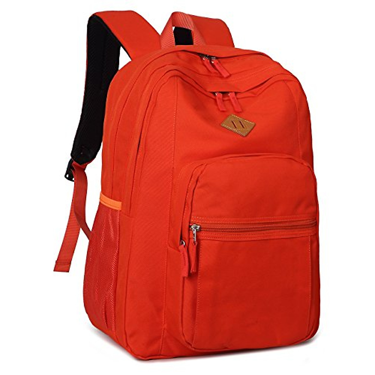 abshoo Classical Basic Womens Travel Backpack For College Men Water Resistant Bookbag (Orange)
