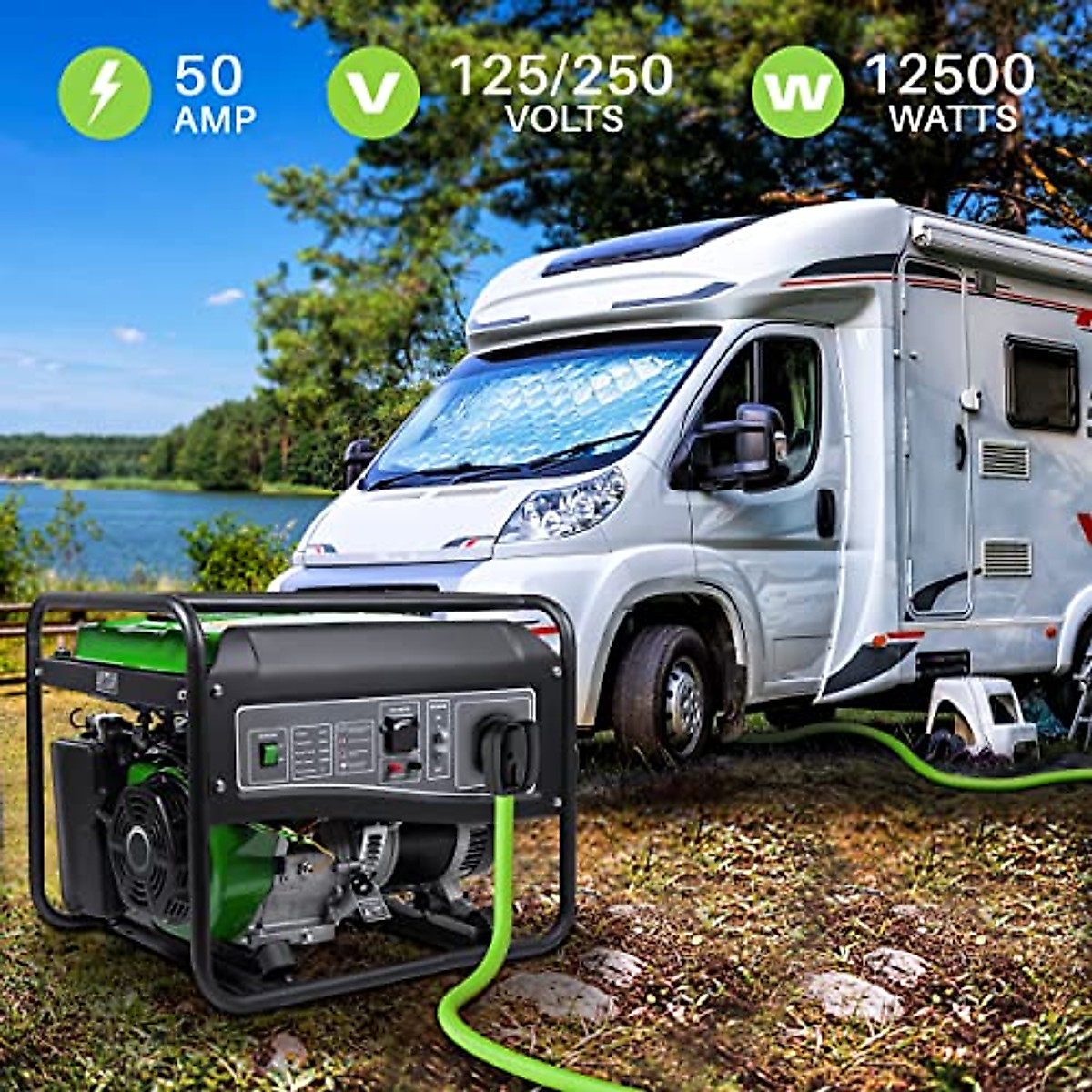 50A Generator Extension Combo Surge Protector