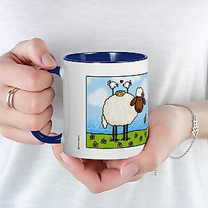 CafePress Spring Sheep Mug Ceramic Coffee Mug, Tea Cup 11 oz
