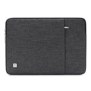 NIDOO 11 Inch Laptop Sleeve Case Water Resistant Bag for 12.9" iPad Pro M2 2022 M1 / 13" MacBook Pro M1 M2 2022 Air M1 / 13" Surface Pro 9 X 8/12" Surface Laptop Go / 13.4" Dell XPS 13, Dark Grey