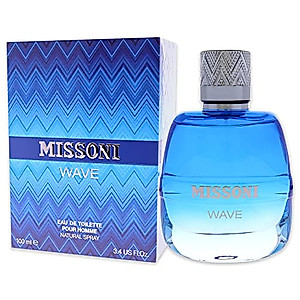 Missoni Missoni Wave Men EDT Spray, 3.4 Fl Oz (Pack of 1)