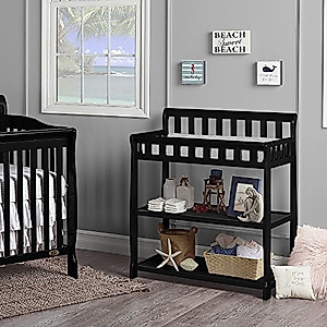 Dream On Me Ashton Changing Table, Black , 34x20x40 Inch (Pack of 1)