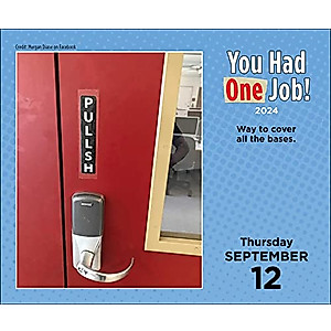 You Had One Job 2024 Day-to-Day Calendar