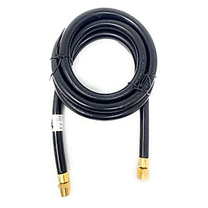 MI MADOL IMPORTS, LLC MADOL 8' LP Propane Gas Hose Assembly - 3/8" Male NPT x 3/8" Female Flare Coupling Connector Fitting [910-507] Low Pressure for Tanks RV BBQ Grills