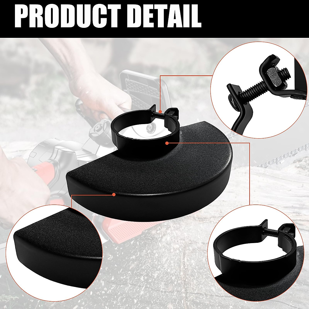 4-1/2 inch Grinder Guard Replacement for Makita 9557PB 9557NB GA4530 GA4534 9564P 9554NB BGA452 DGA452 DGA452RFE GA4534 BGA450 Angle Grinders, Part No. 122886-3, 135103-2