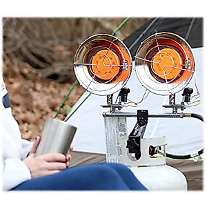 8,000-30,000 BTU Double Tank top Heater, Portable Outdoor Propane Heater