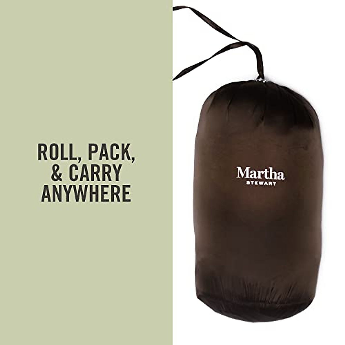 Martha Stewart Everyday Packable Jacket - Down Jacket with Hidden Pocket Zippers - Great for Daily Wear