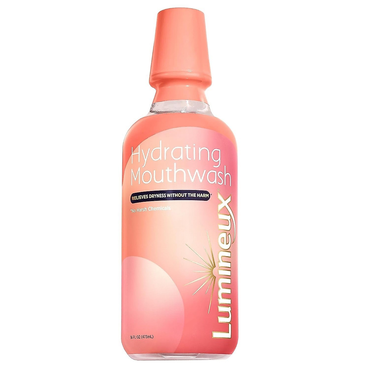Lumineux Hydrating Mouthwash 16 Oz. - for Dry Mouth - Fluoride Free, NO Alcohol, Artificial Colors, SLS Free, Dentist Formulated