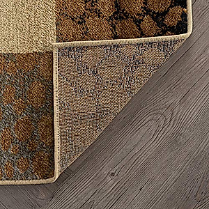 Tayse Sedona Beige 3 Piece Area Rug Set for Home, Room, and Decor - Transitional, Floral