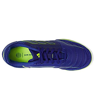 adidas Top Sala Indoor Soccer Shoe, Team Royal Blue/Team Solar Yellow/White, 3 US Unisex Little Kid