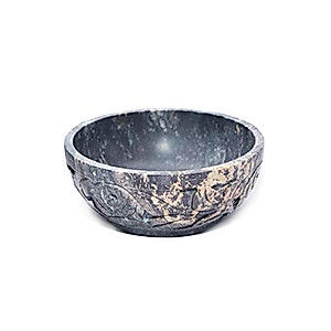 Nirvana Class - Soapstone Scrying and Smudge Bowl (Scrying - Bowls & Mirrors) (4 Inch) From India