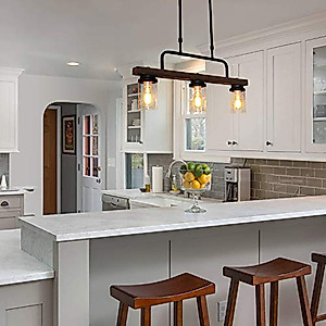 Voguad Seeded Glass Lamp Shade 3 Pack, Clear Cylinder Glass Shade for Light Fixture Replacement Globe for Pendant Light Wall Sconce Chandelier, 1 5/8 inch Fitter