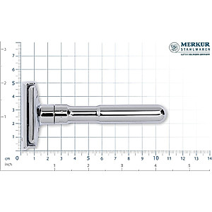 Merkur FUTUR Adjustable Safety Razor, Chrome Finish, MK-701001
