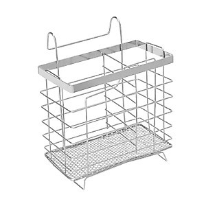 PACKOVE Drying Rack Holder Countertop Stainless Steel Sponge Holder Metal Utensil Drying Rack Flatware Storage Mesh Metal Chopsticks Chopstick Utensil Holder Steel Wire Dryer