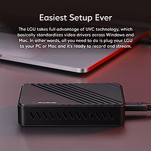 AVerMedia Live Gamer Ultra GC553 – 4K60 HDR Pass-Through, 4K30 Capture, Low Latency for Xbox Series X/S, PS5, Switch, Windows 11/macOS 10.13