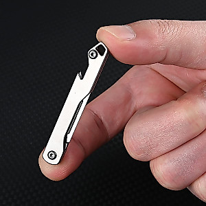 NBGDY Small Utility Knife,EDC Pocket Knife Folding Knife with 10 Blades,Ultralight Keychain Knife only 0.85oz.(kpq-1039)