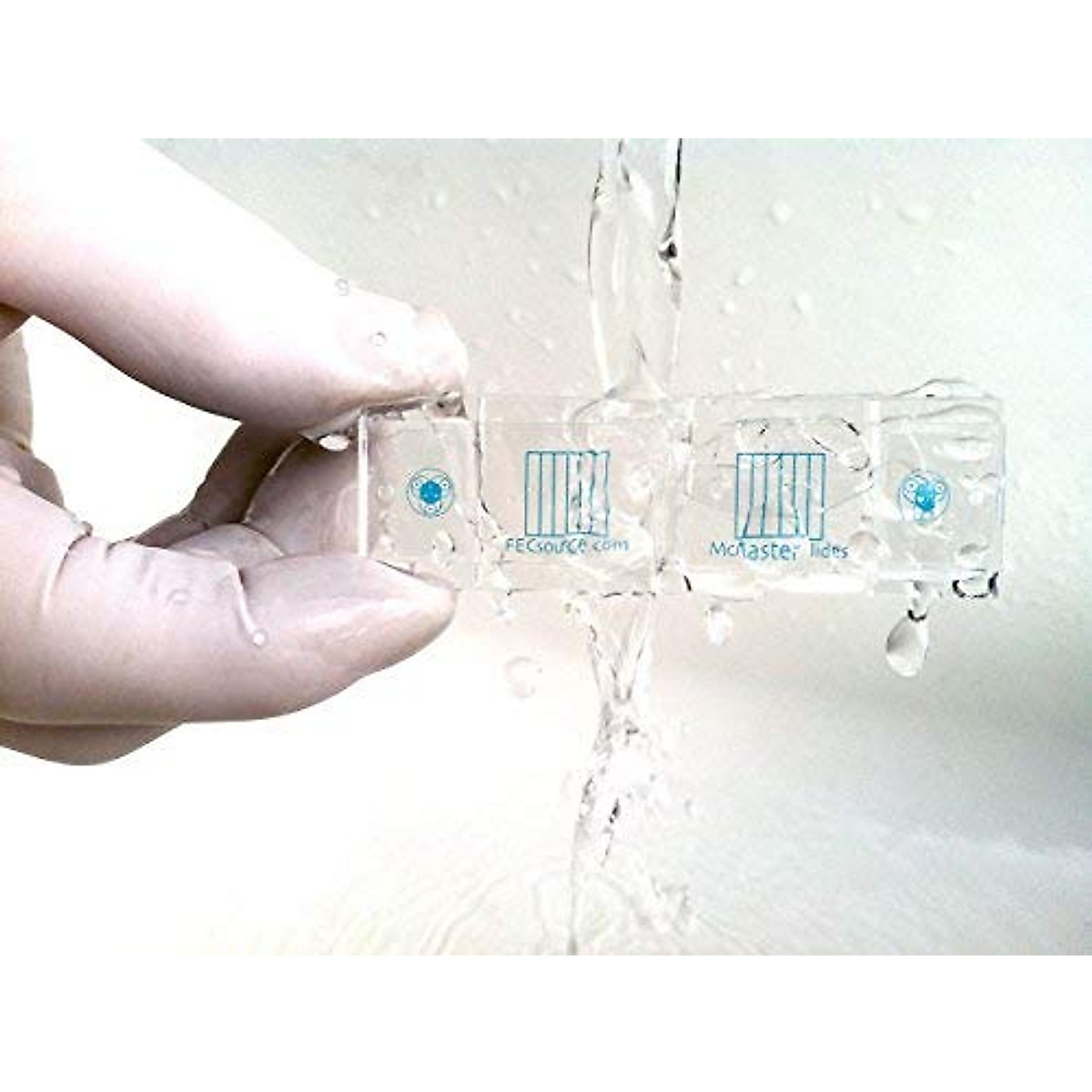 4 McMaster Method Microscope Slides, by FEC Source, Fecal/Worm Egg Count for Parasites for Veterinary Use. Livestock Parasite Management. FECRT Reference Guide Included.