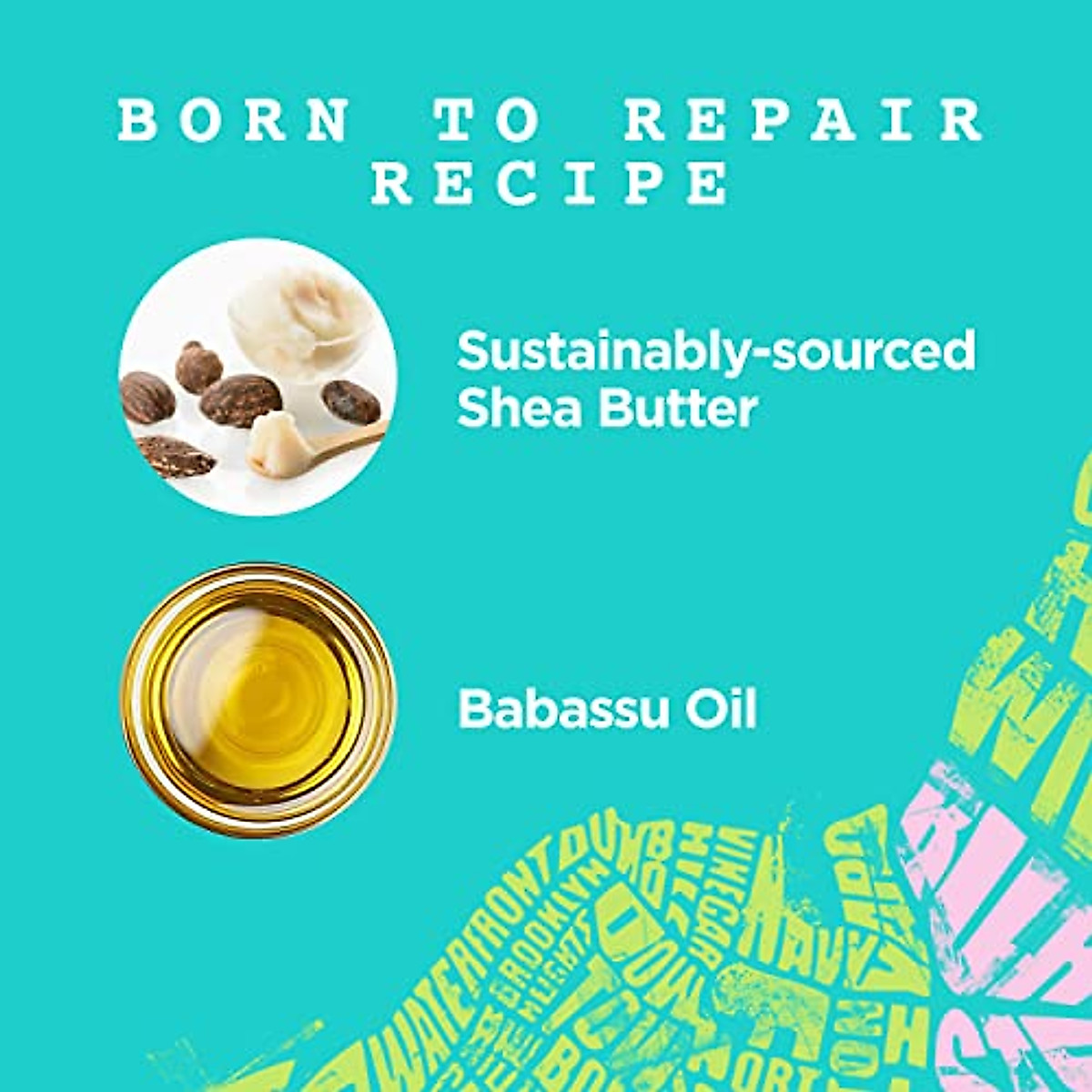 Carol's Daughter Born To Repair Nourishing Shampoo, Sulfate-Free Hair Care for Curly Hair with Shea Butter, 11 Fl Oz