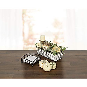 Spectrum Diversified Twist Tray Home Basket, Large Black